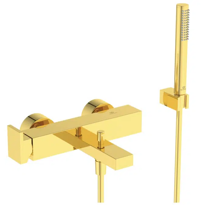 BIM objects - Free download! Bath & Shower exposed with handshower set ...