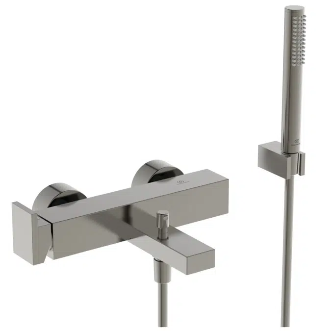 BIM objects - Free download! Bath & Shower exposed with handshower set ...