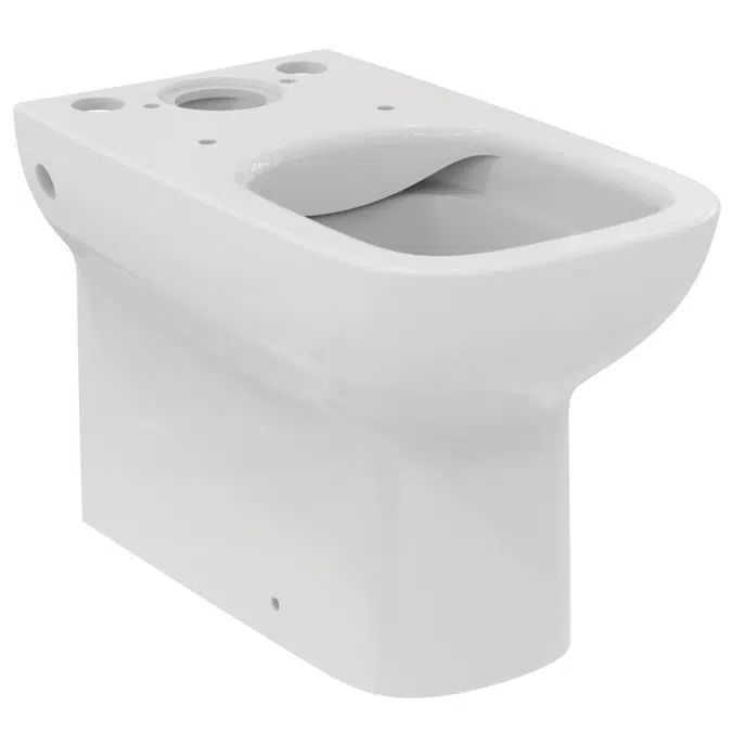 BIM objects - Free download! I.LIFE A CLOSE COUPLED TOILET, BACK-TO ...
