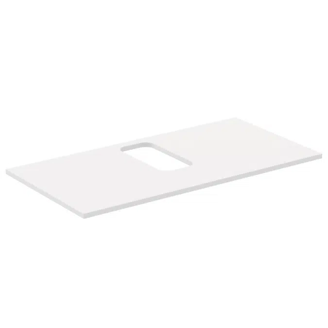 BIM objects - Free download! I.LIFE B WORKTOP BASIN CUT 100CM | BIMobject