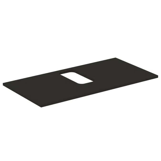 BIM objects - Free download! I.LIFE B WORKTOP BASIN CUT 100CM | BIMobject