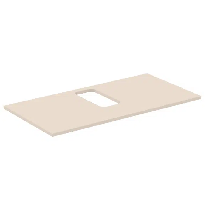 BIM objects - Free download! I.LIFE B WORKTOP BASIN CUT 100CM | BIMobject