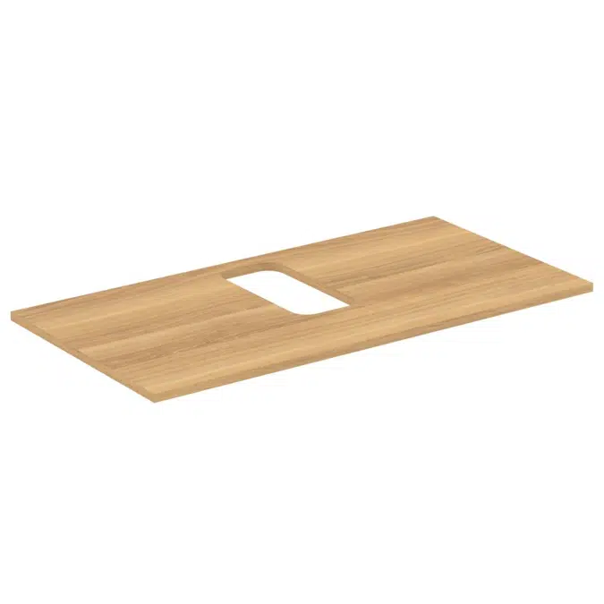 BIM objects - Free download! I.LIFE B WORKTOP BASIN CUT 100CM | BIMobject