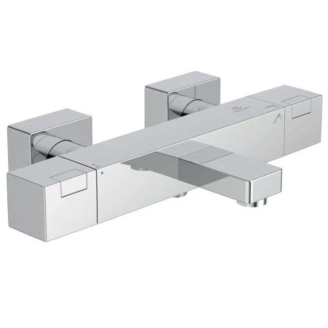BIM objects - Free download! CERATHERM C100 BATH AND SHOWER MIXER ...