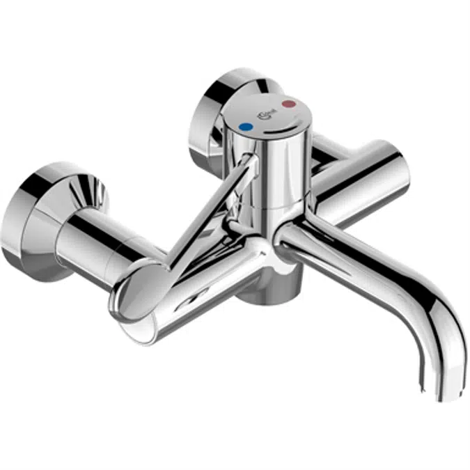 BIM objects - Free download! Ceraplus Safe SQ wall mounted thermostatic ...