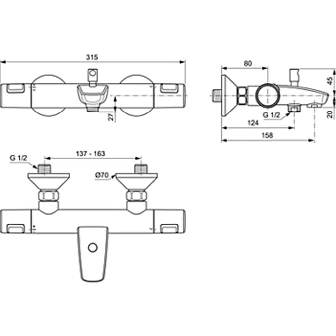 BIM objects - Free download! CERATHERM T25 BSH MXR EXPSD | BIMobject