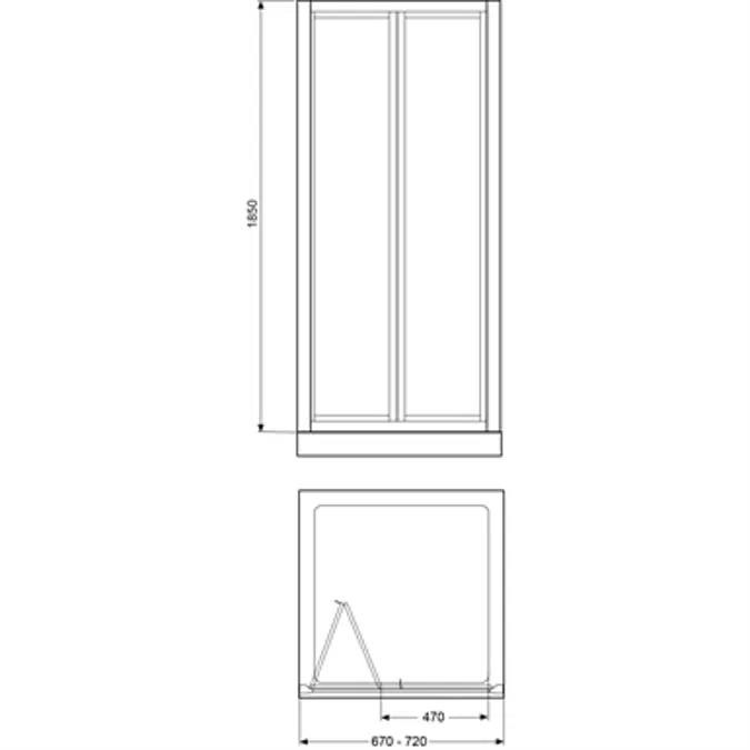 BIM objects - Free download! TIPICA PS SHW ENCL.70 STAMP C.SIL.BR ...
