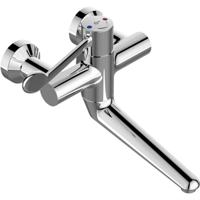 BIM objects - Free download! Ceraplus Safe SQ wall mounted thermostatic ...