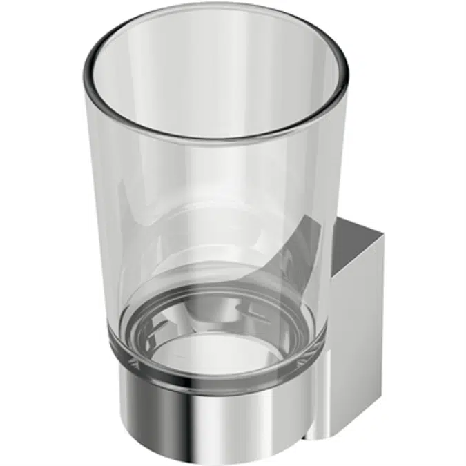 BIM objects - Free download! CONNECT TUMBLER CHROME GLASS | BIMobject