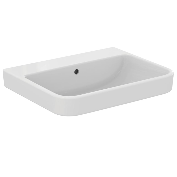 BIM objects - Free download! I.Life b basin 60 cm without taphole ...