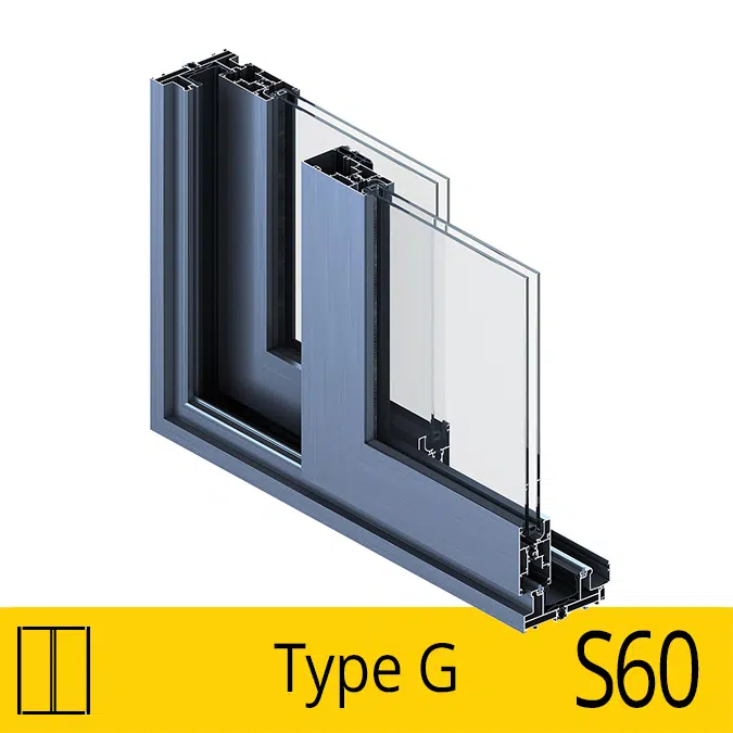 BIM objects - Free download! Lift & Sliding Door S60 - Type-G | BIMobject