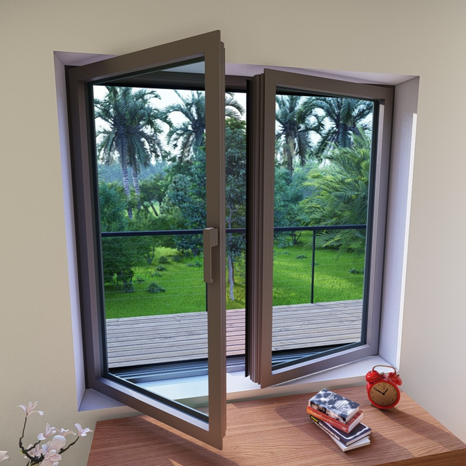 BIM objects - Free download! Window DS70, Inward Opening, Concealed ...