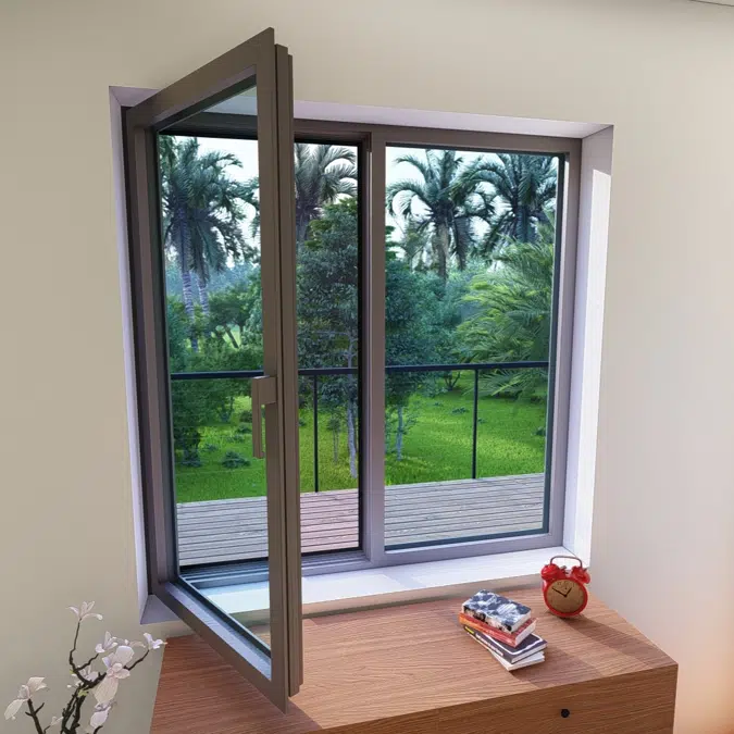 BIM objects - Free download! Window DS70, Inward Opening, Concealed ...