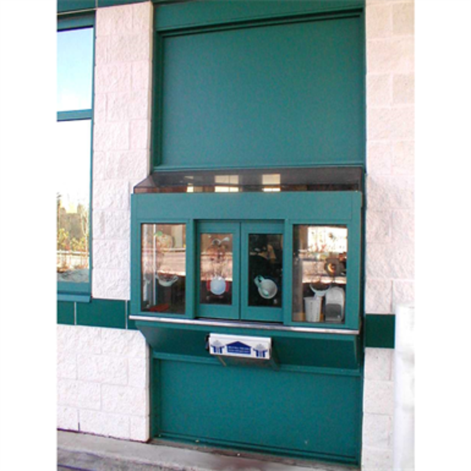 BIM objects - Free download! Series 8100TS Automatic Drive-Thru Service ...
