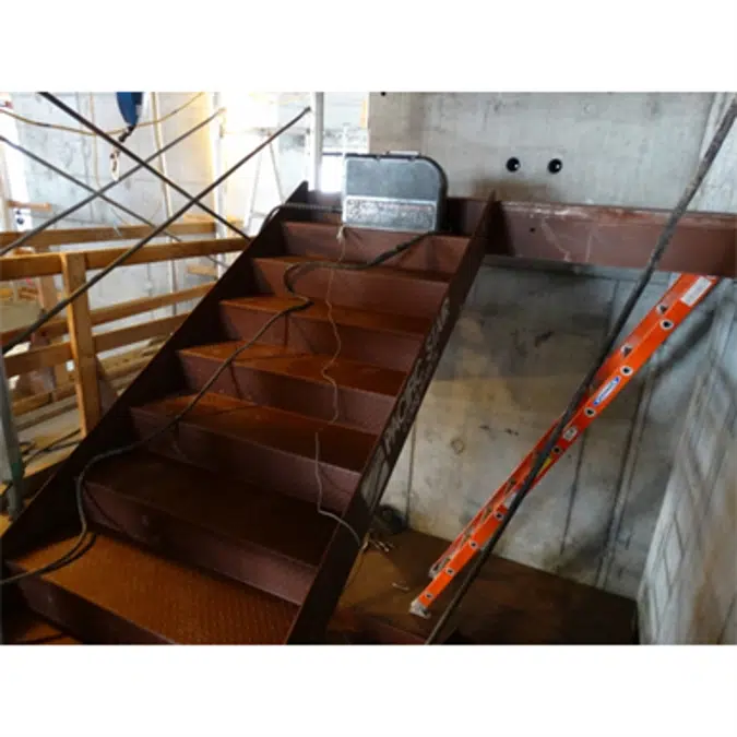 BIM objects - Free download! S200 Checker Plate Stairs | BIMobject