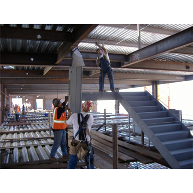 BIM objects - Free download! S200 Checker Plate Stairs | BIMobject