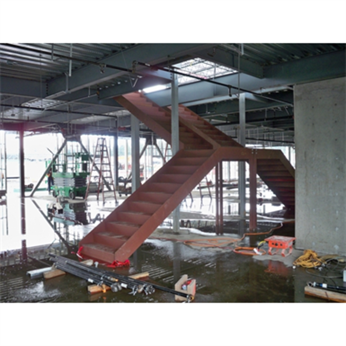 BIM objects - Free download! S200 Checker Plate Stairs | BIMobject