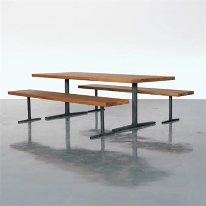 BIM objects - Free download! Granville Bench Bases | BIMobject