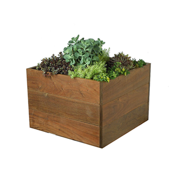 BIM objects - Free download! Bison Ipê Planter Cubes | BIMobject