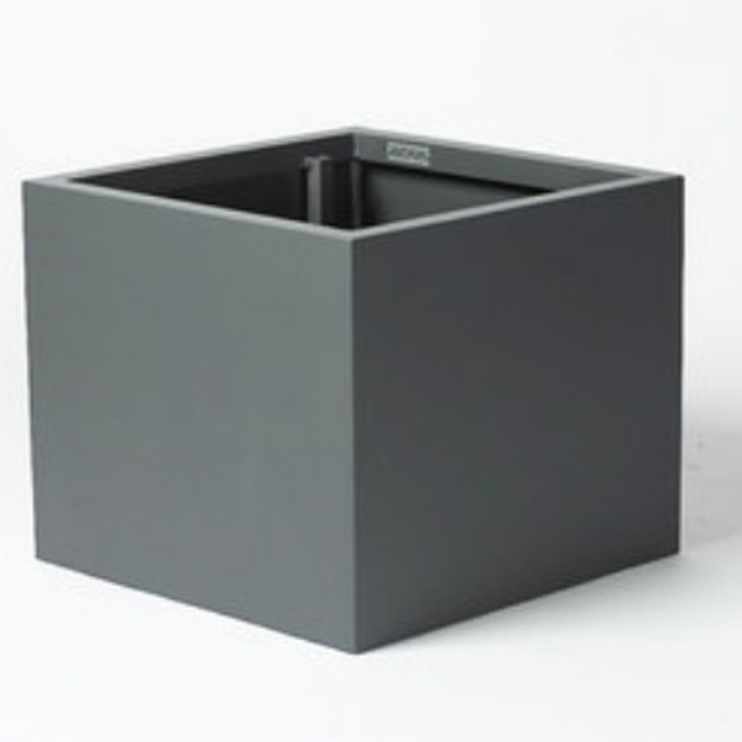 BIM objects - Free download! Bison Aluminum Cube Planters | BIMobject