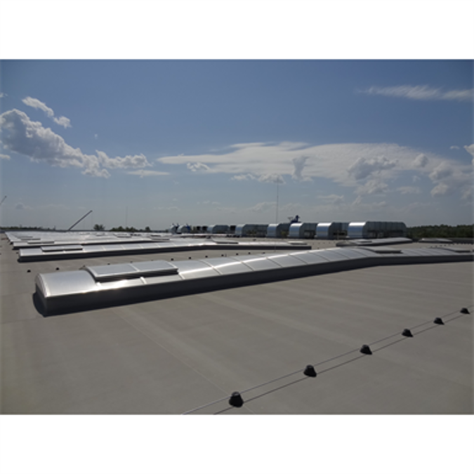 BIM 객체 - 무료로 다운로드하세요! KlarValv Continuous Roof Lights | BIMobject