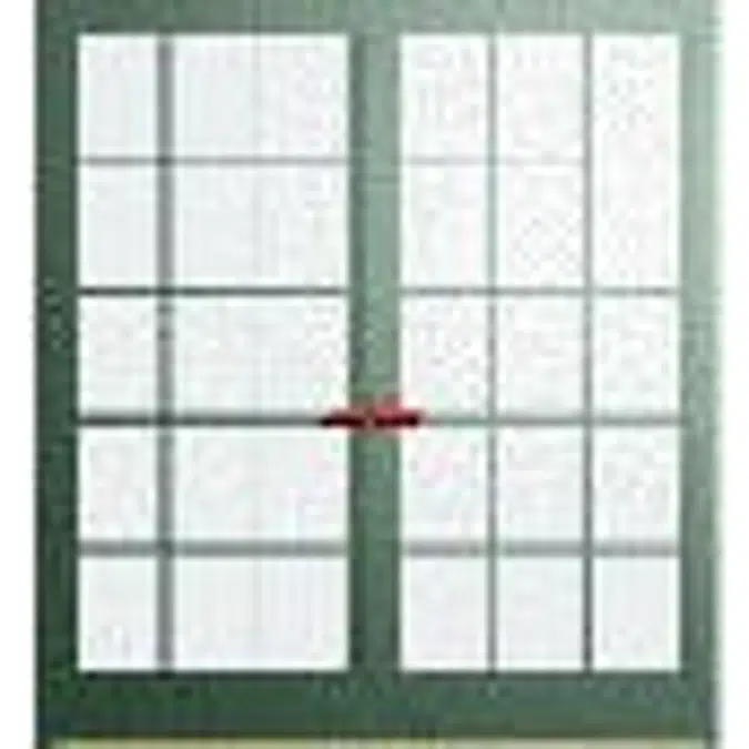 BIM objects - Free download! 400 Series Frenchwood Hinged Window ...