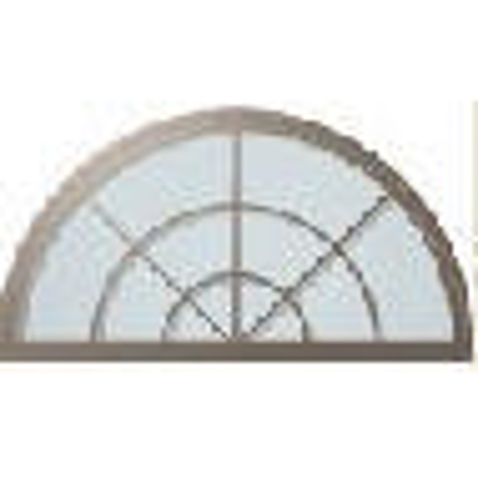 BIM objects - Free download! 400 Series Circle Top Double-Hung Window ...