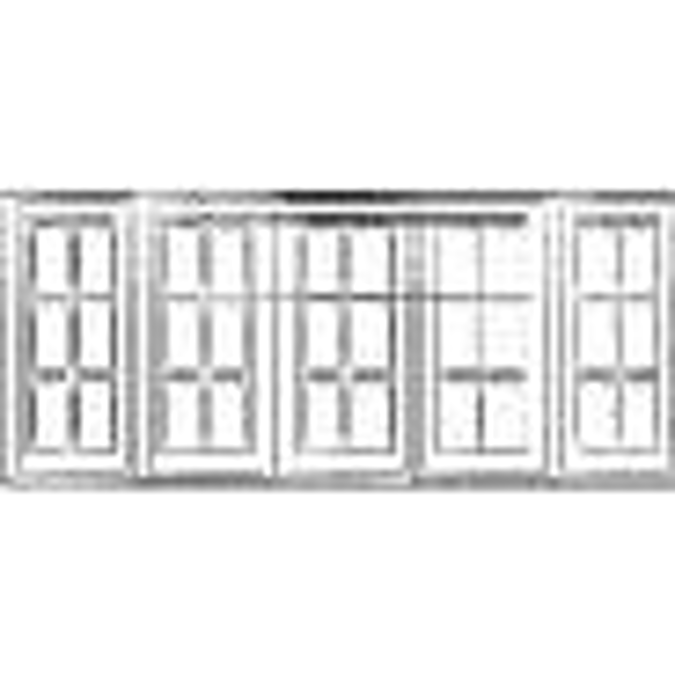 BIM object - ดาวน์โหลดฟรี! 200 Series 10 deg Casement Bow Window ...