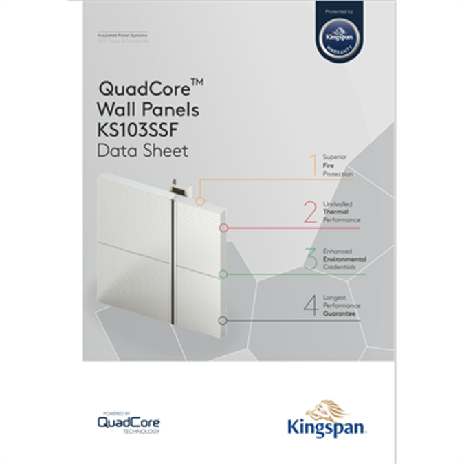 BIM objects - Free download! QuadCore Wall Panels Data sheet | BIMobject