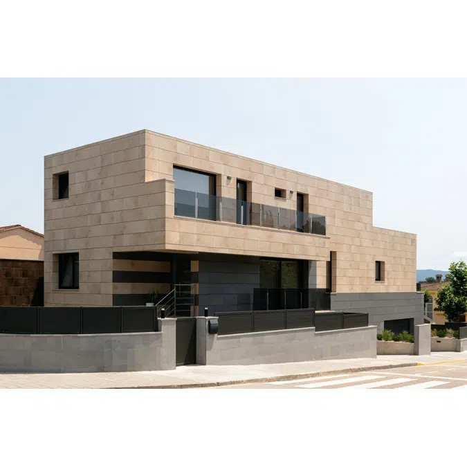 Objetos BIM - ¡Descarga gratis! FACHADA VENTILADA FRONTEK S122 | BIMobject