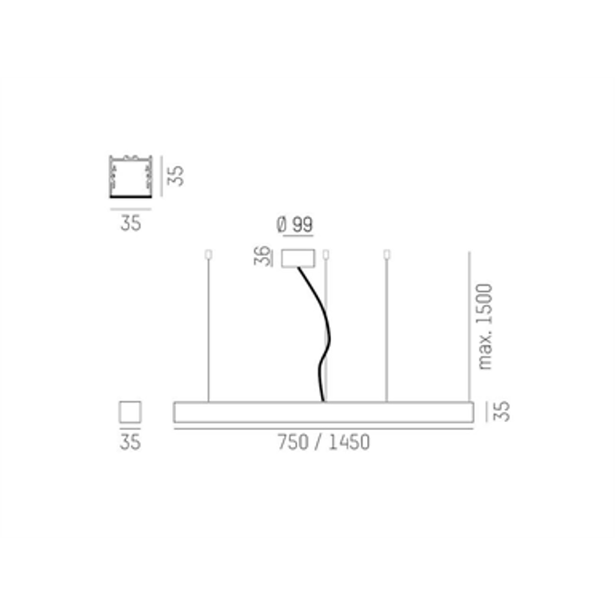 BIM objects - Free download! Ride Ring Pendant | BIMobject