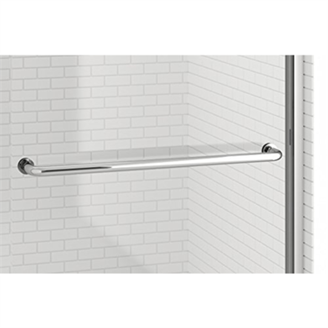 Bim 对象 免费下载！ Basco 5500a Rotolo Semi Frameless Sliding Shower Door