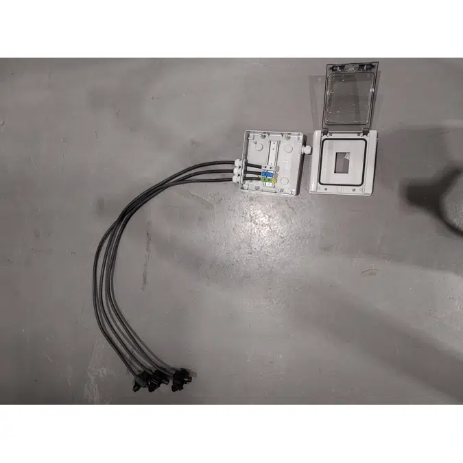 BIM objects - Free download! Electric cable connection kit NF C15-100 ...