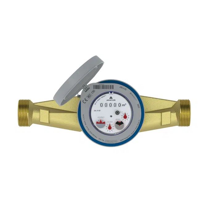 BIM objects - Free download! JS 6,3 MASTER C+ Vane-Wheel Single-Jet Dry ...