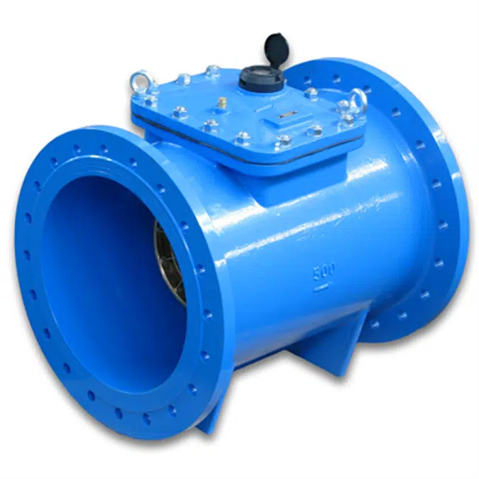 BIM objects - Free download! MWN 500 Nubis Propeller Water Meter ...