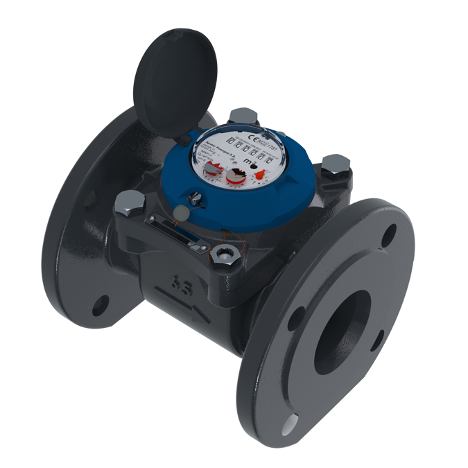 BIM objects - Free download! MWN 65 Nubis Propeller Water Meter ...