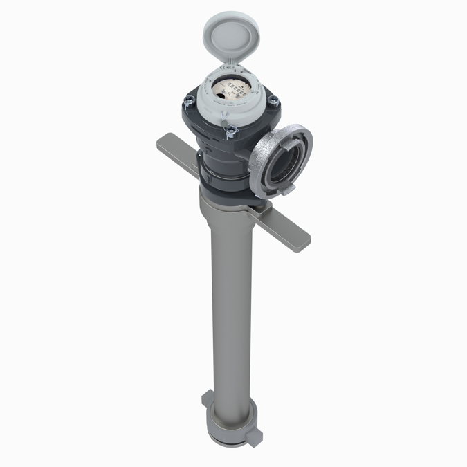 Objetos BIM - Download gratuito! Hydrant water meter MH50-01 | BIMobject