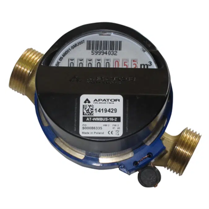 BIM objects - Free download! JS 4-02 SMART C+ Vane-Wheel Single-Jet Dry ...