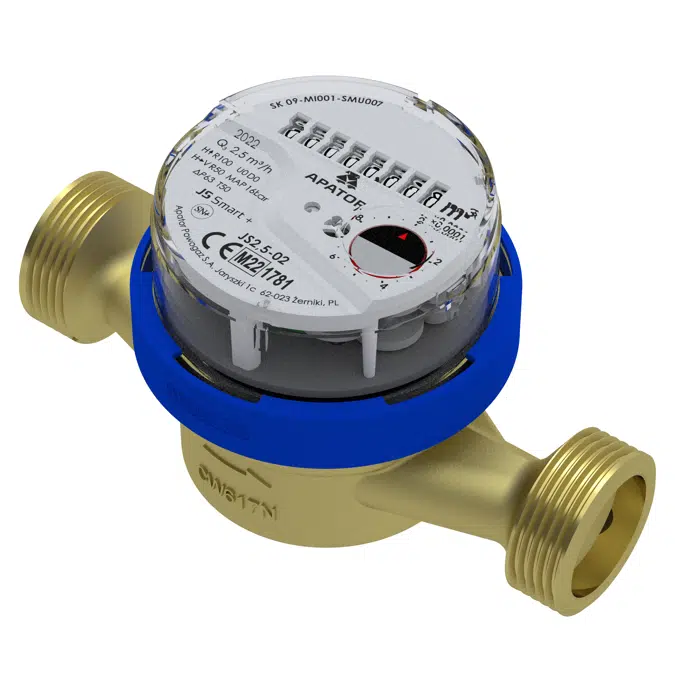 BIM objects - Free download! JS 2,5-G1-02 SMART+ Vane-Wheel Single-Jet ...