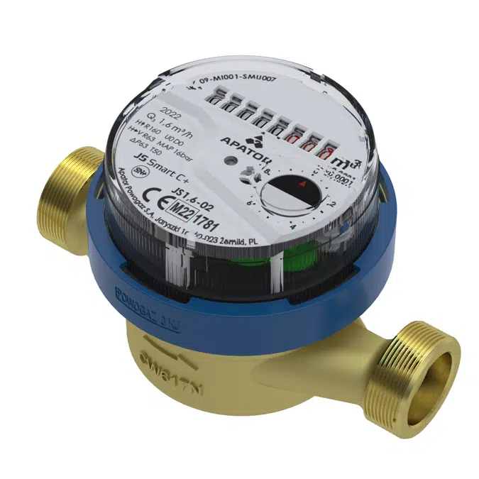 BIM objects - Free download! JS 1,6-02 SMART C+ Vane-Wheel Single-Jet ...