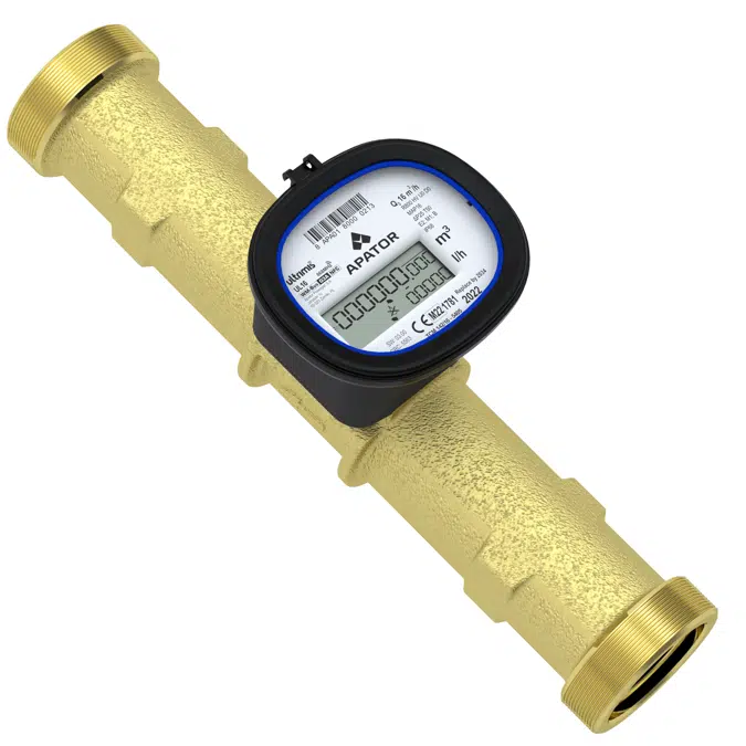 BIM objects - Free download! UL 16 ULTRIMIS Ultrasonic Water Meter ...