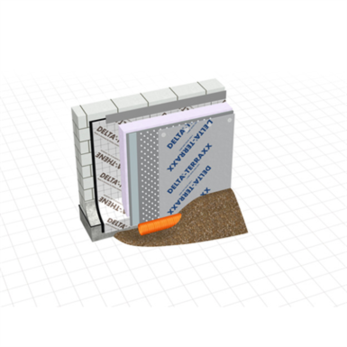 BIM objects - Free download! DELTA®-TERRAXX - Drainage layer 9mm ...
