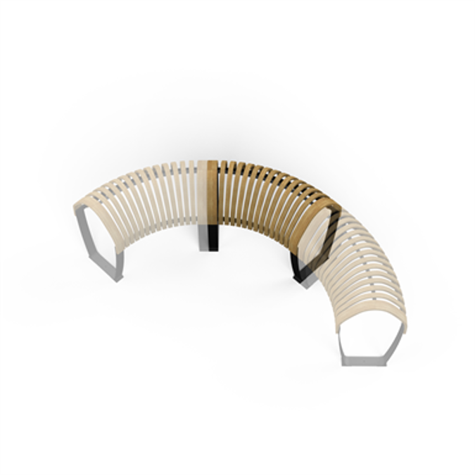BIM objects - Free download! Nova C Perch Double Curved 30 | BIMobject