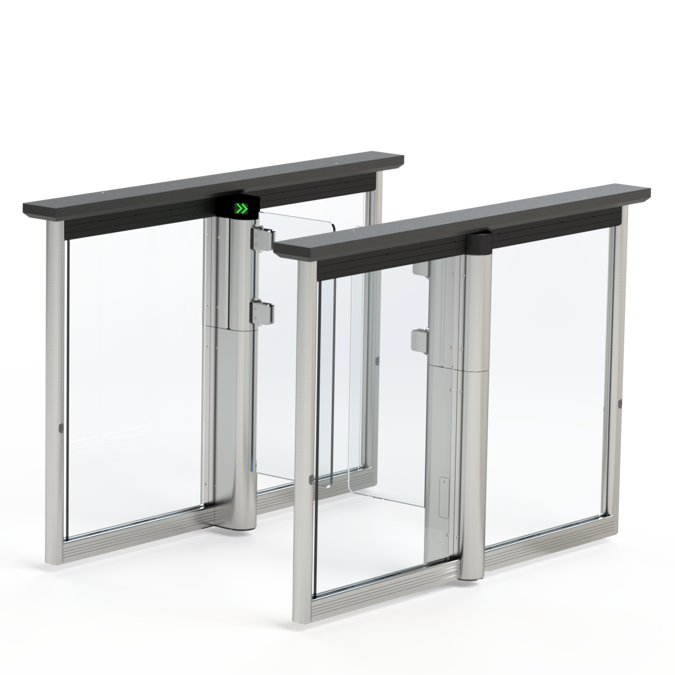 BIM nesneleri - Ücretsiz indirin! SpeedStile FLs BA SpeedGate Turnstile ...