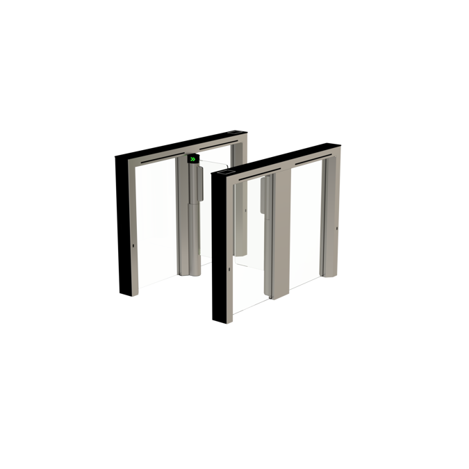 BIM objects - Free download! SpeedStile FLs Max SpeedGate Turnstile ...