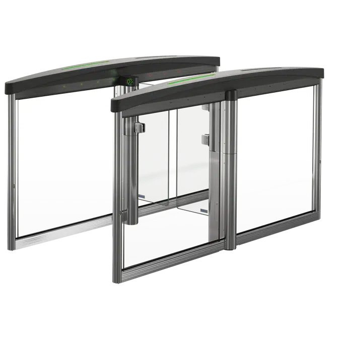 BIM objects - Free download! SpeedStile FLs DS SpeedGate Turnstile ...