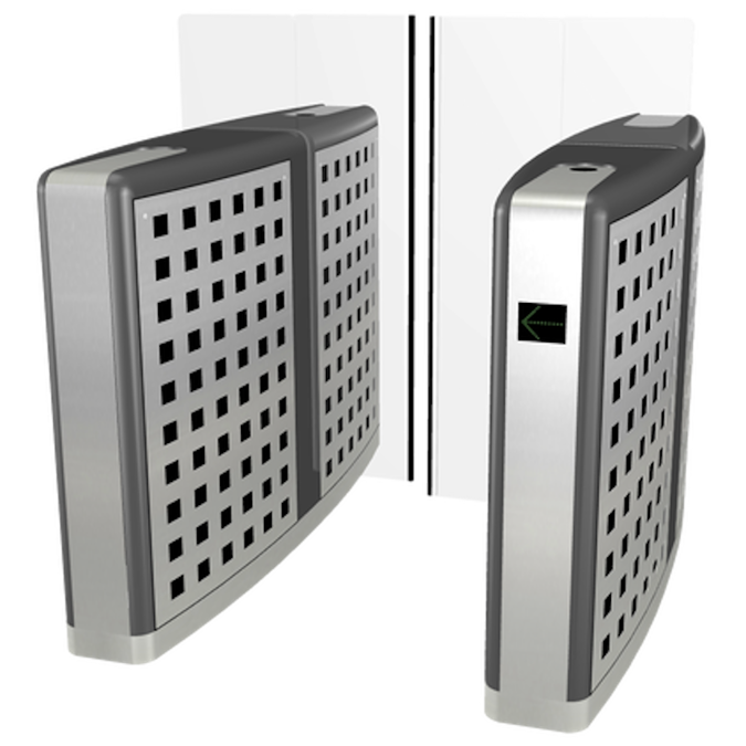 BIM objects - Free download! SpeedStile FP SpeedGate Turnstile | BIMobject