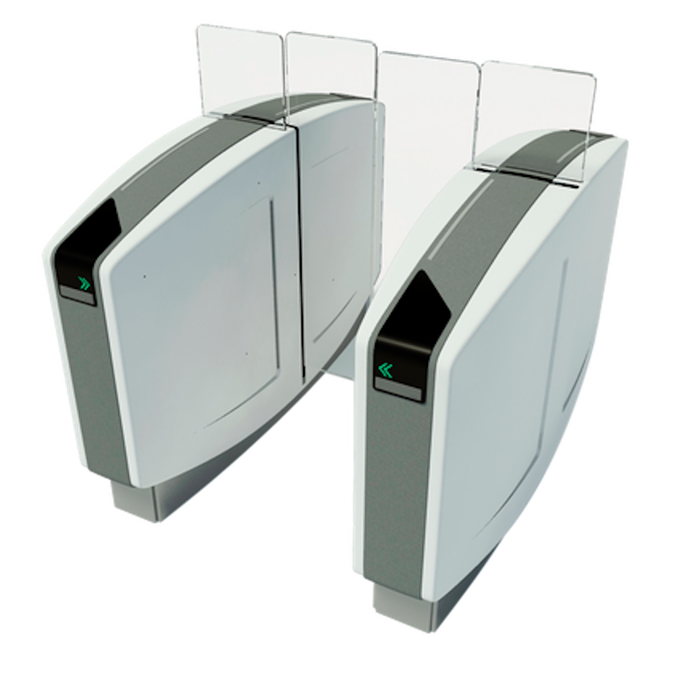 BIM objects - Free download! SpeedStile FP Speed Gate Turnstile | BIMobject