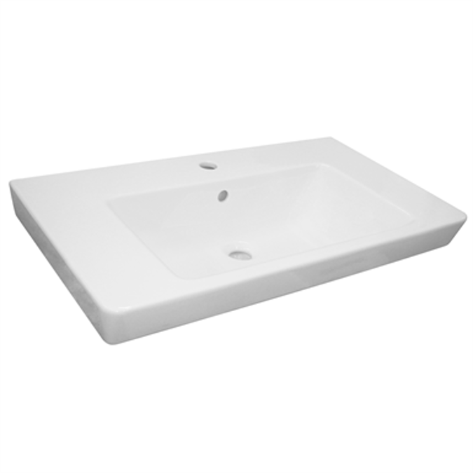 BIM objects - Free download! Quado 800 wall basin | BIMobject