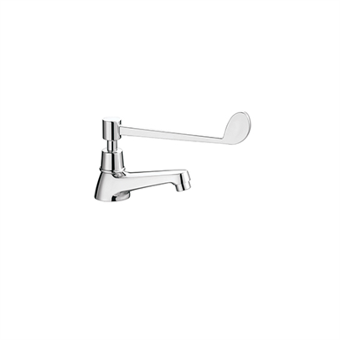 BIM objects - Free download! Deck Mounted elbow action pillar tap ...